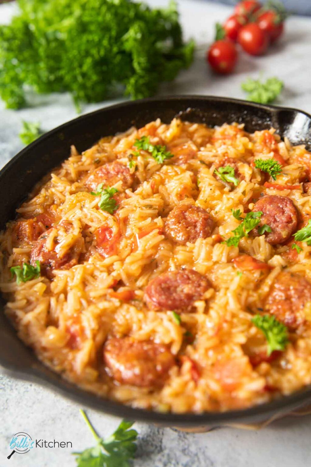 One Pot Italian Sausage and Rice | Billi's Kitchen