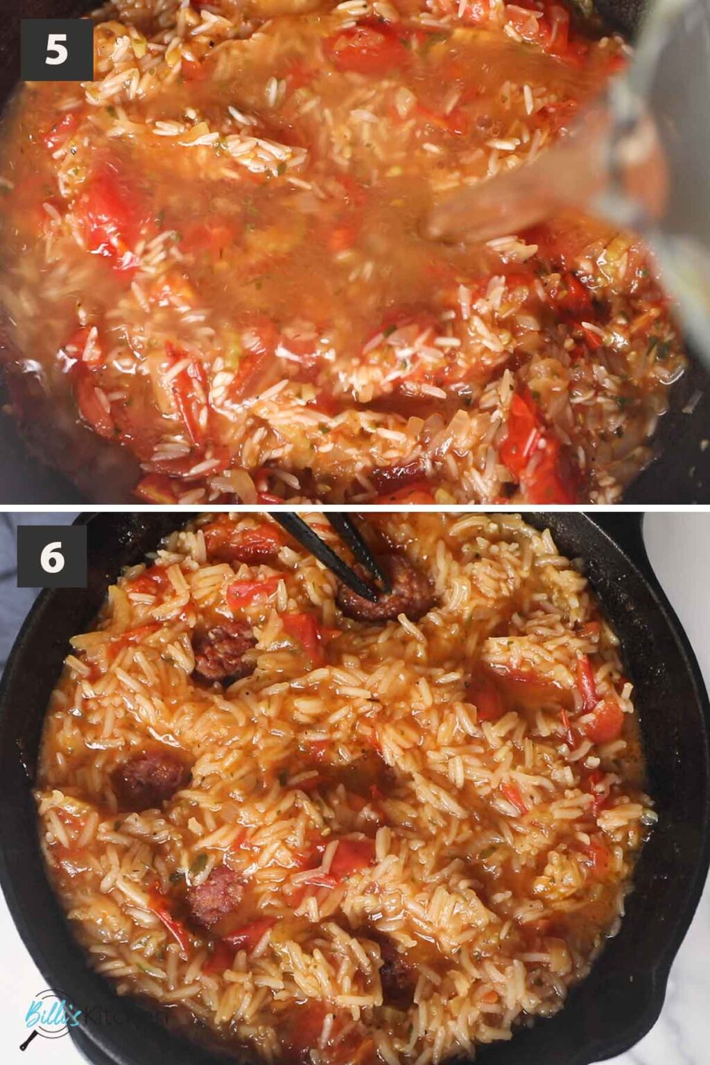 One Pot Italian Sausage and Rice | Billi's Kitchen