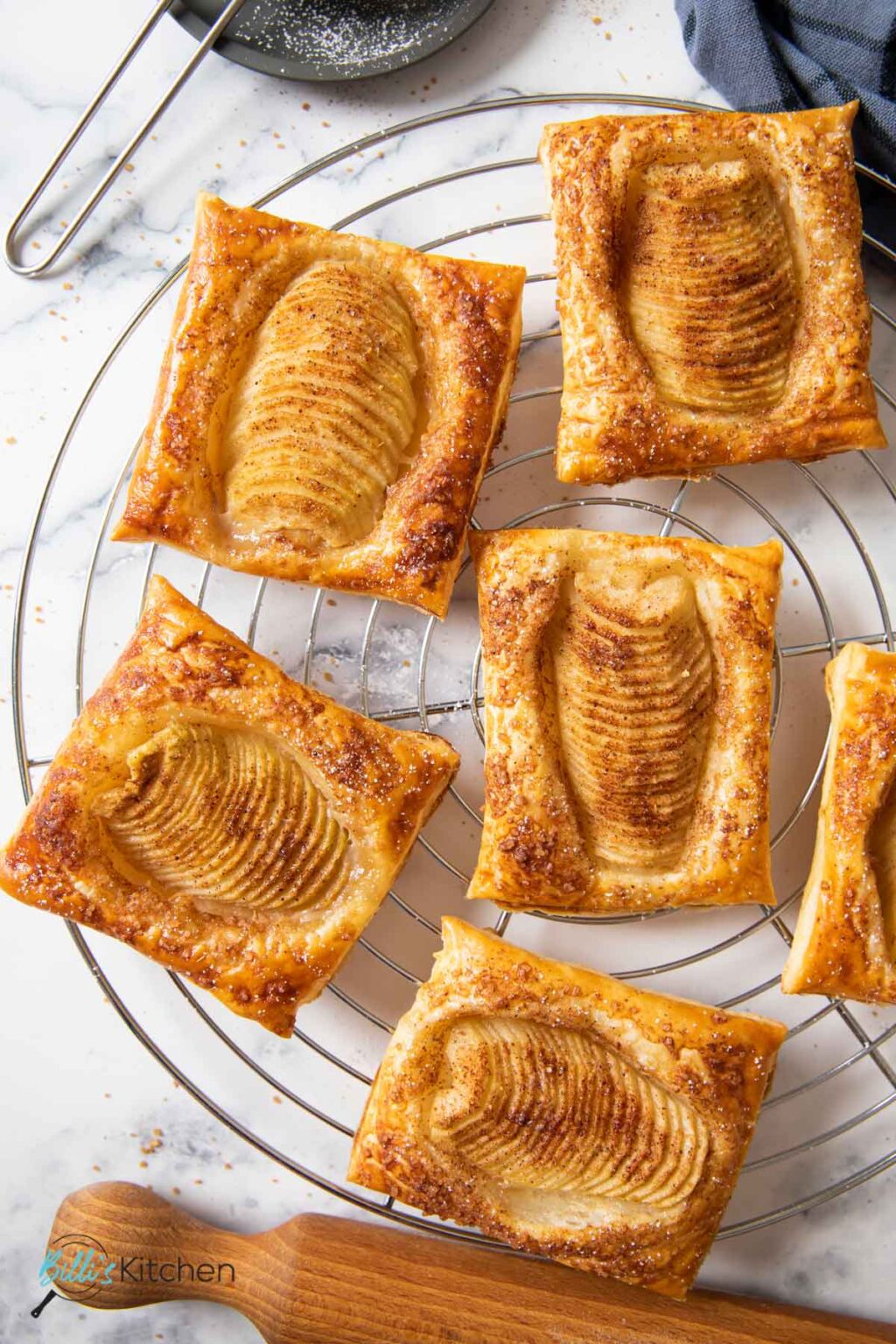 Easy Pear Puff Pastry Tart | Billi's Kitchen