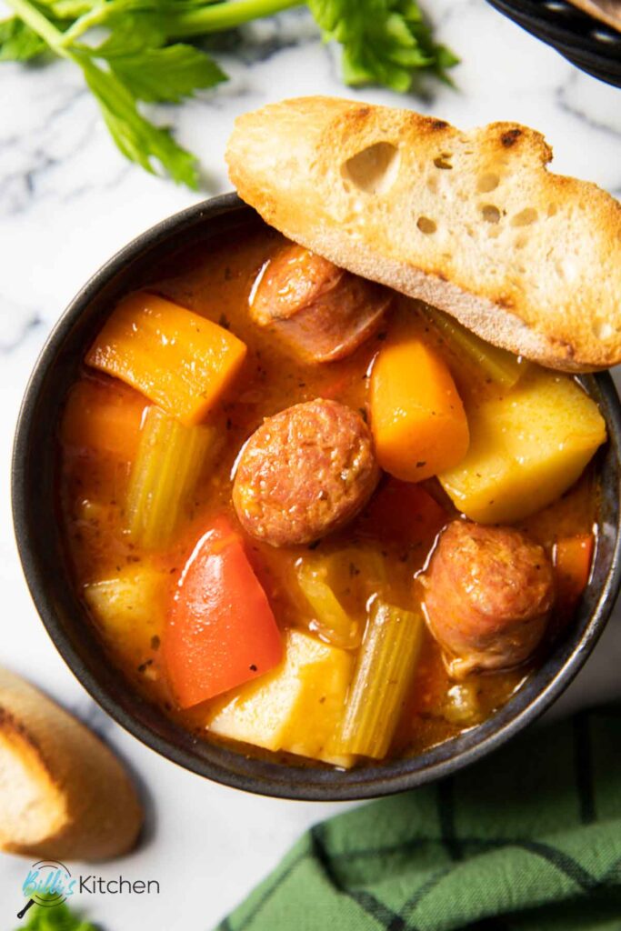 Italian Sausage Stew with Vegetables | Billi's Kitchen