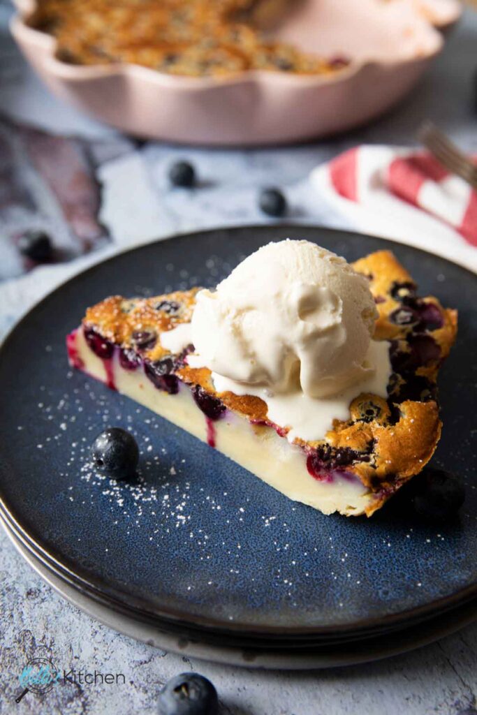 Simple Blueberry Clafoutis | Billi's Kitchen
