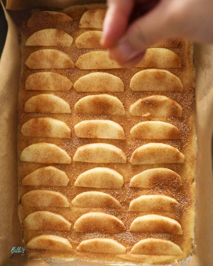 Easy Apple Sheet Cake | Billi's Kitchen