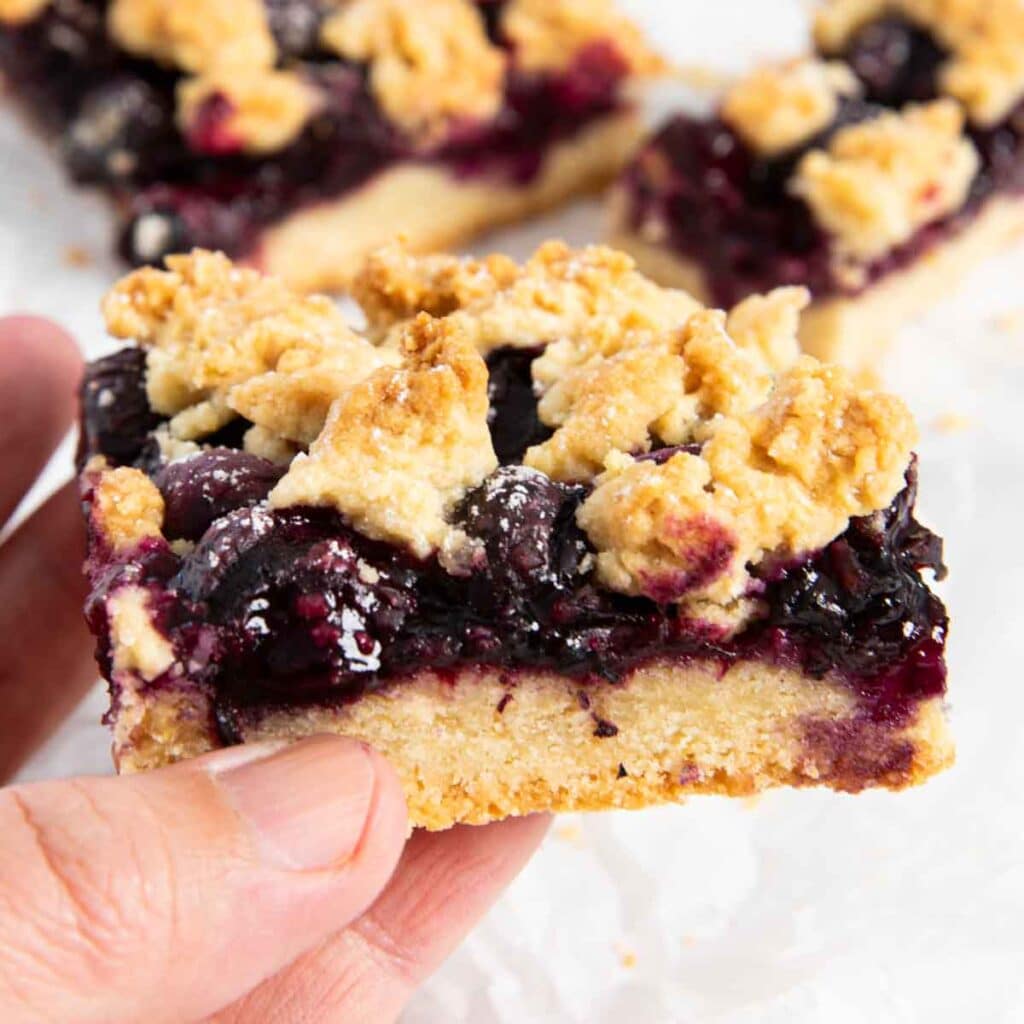Lemon Blueberry Squares | Billi's Kitchen