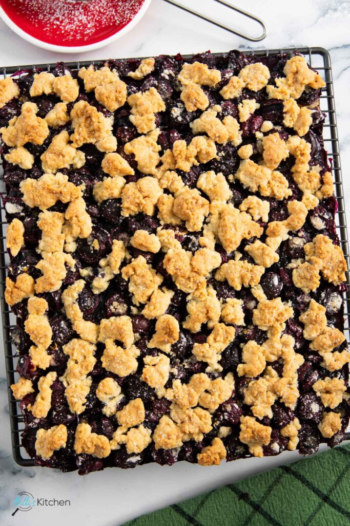 Lemon Blueberry Squares | Billi's Kitchen