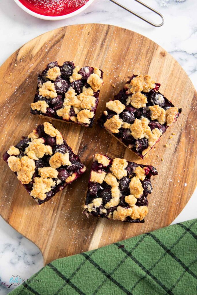 Lemon Blueberry Squares | Billi's Kitchen