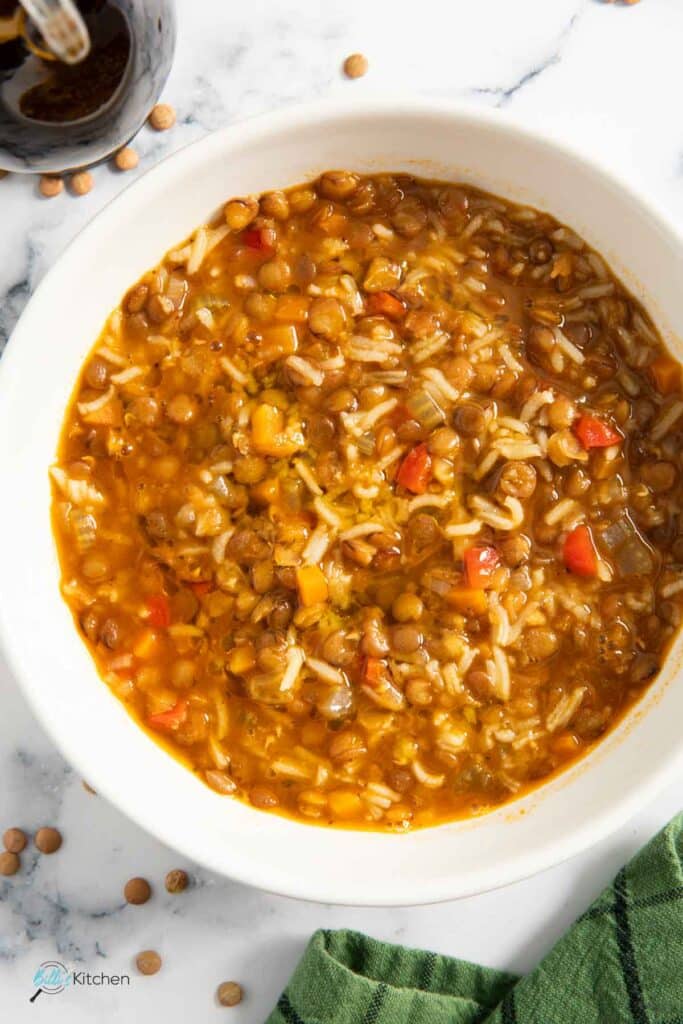 Lentils with Rice | Billi's Kitchen