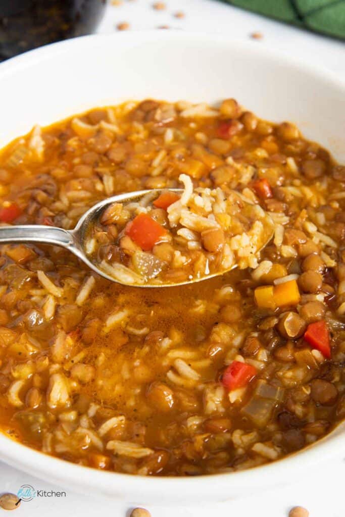 Lentils with Rice | Billi's Kitchen