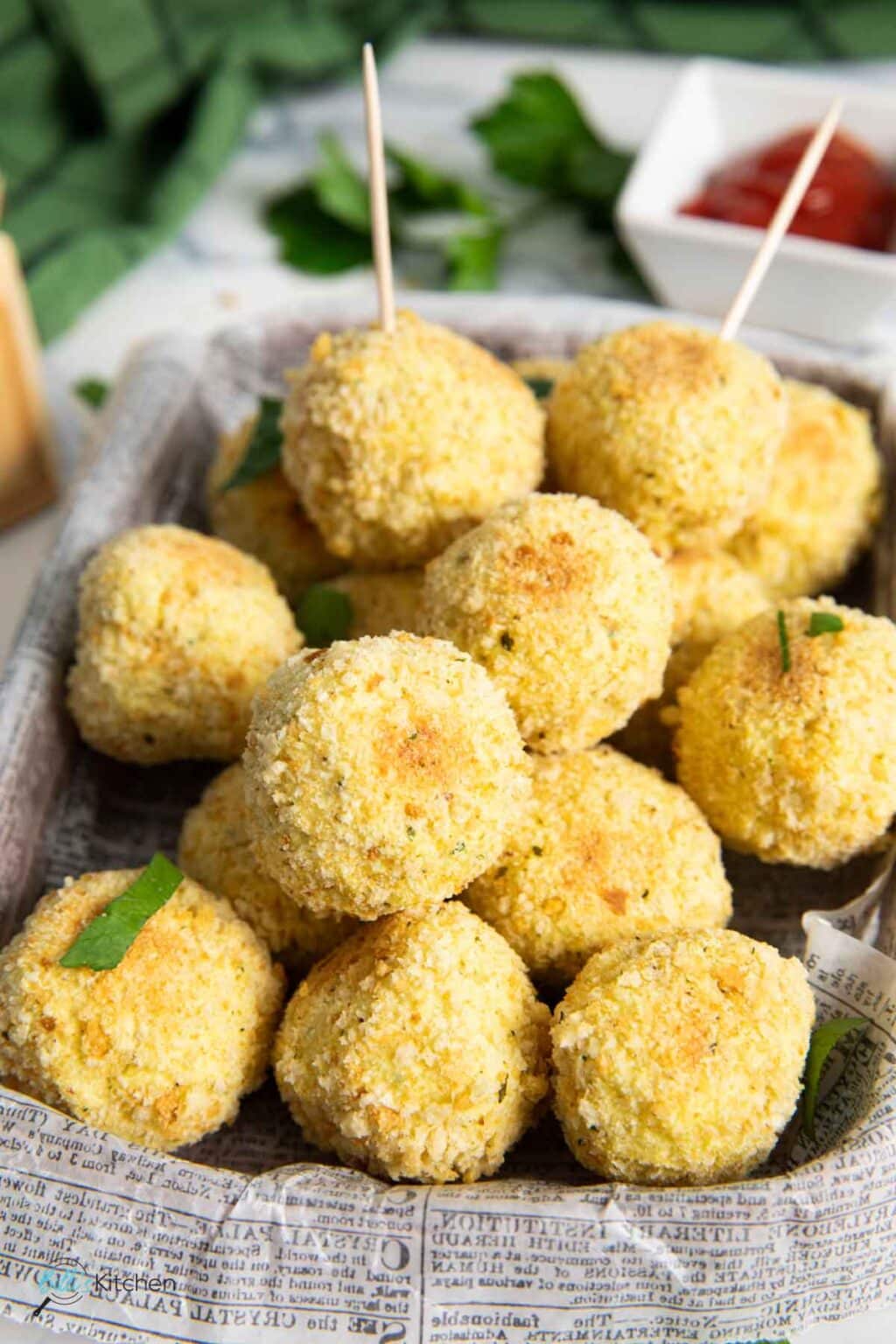 Baked Mashed Potato Balls | Billi's Kitchen