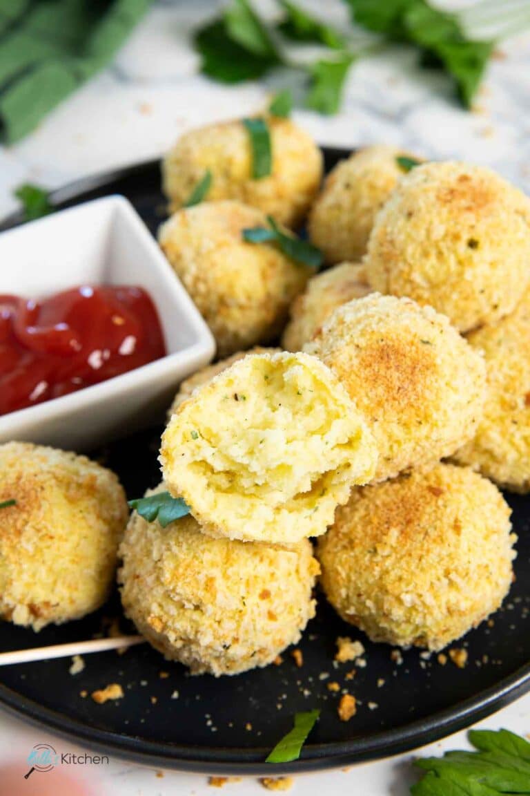 Baked Mashed Potato Balls | Billi's Kitchen